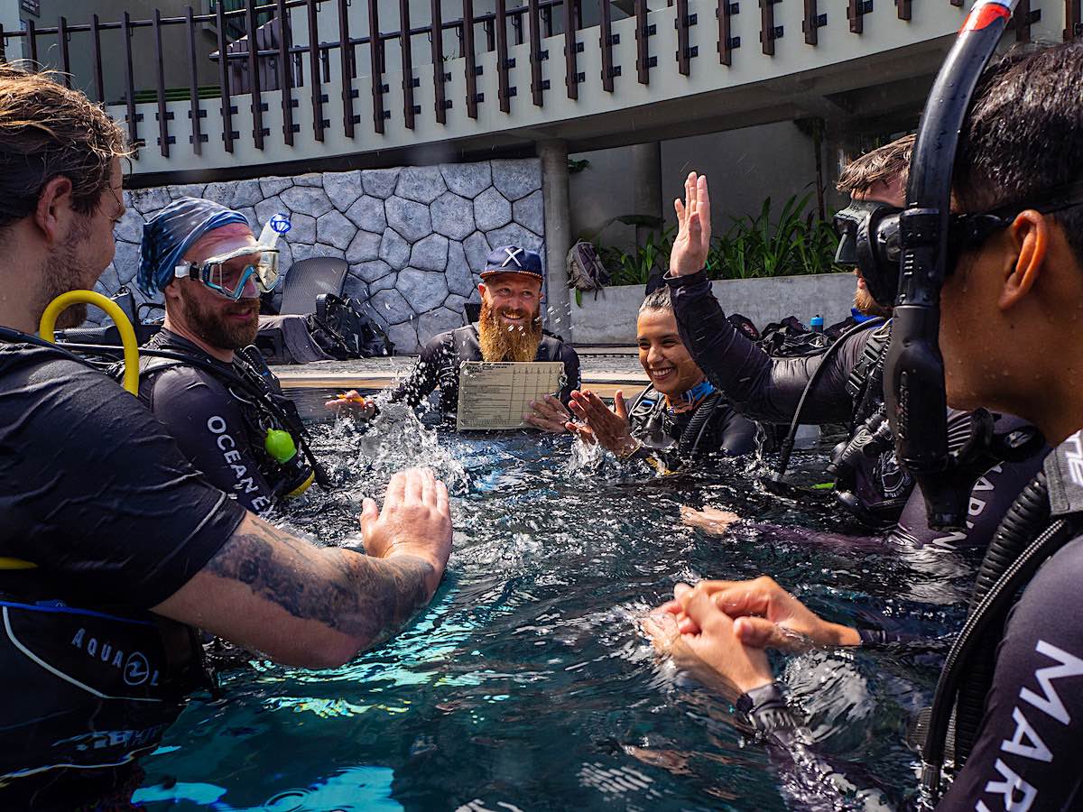 PADI Diving Instructor Development Course in Thailand